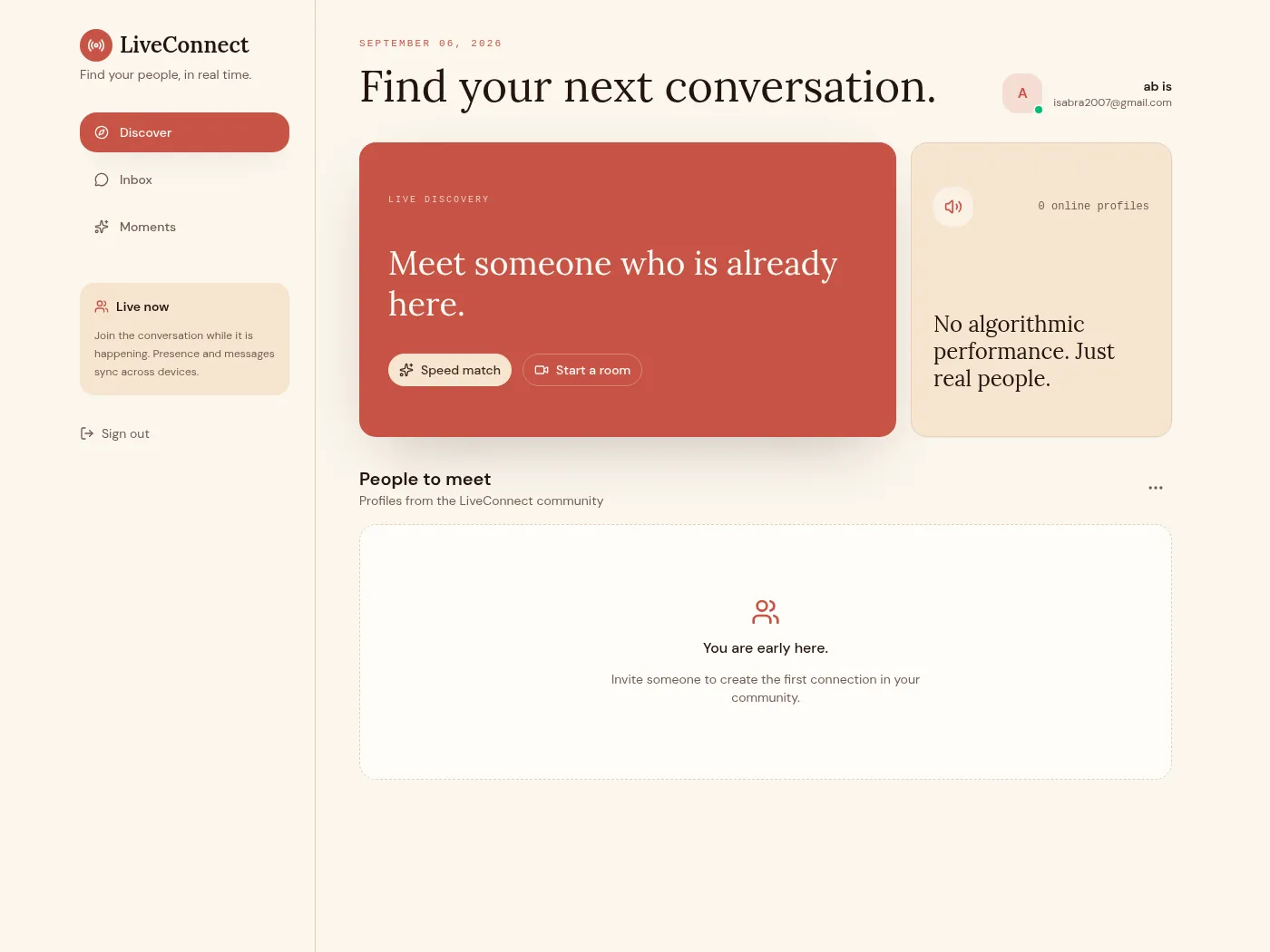 LiveConnect Web Platform
