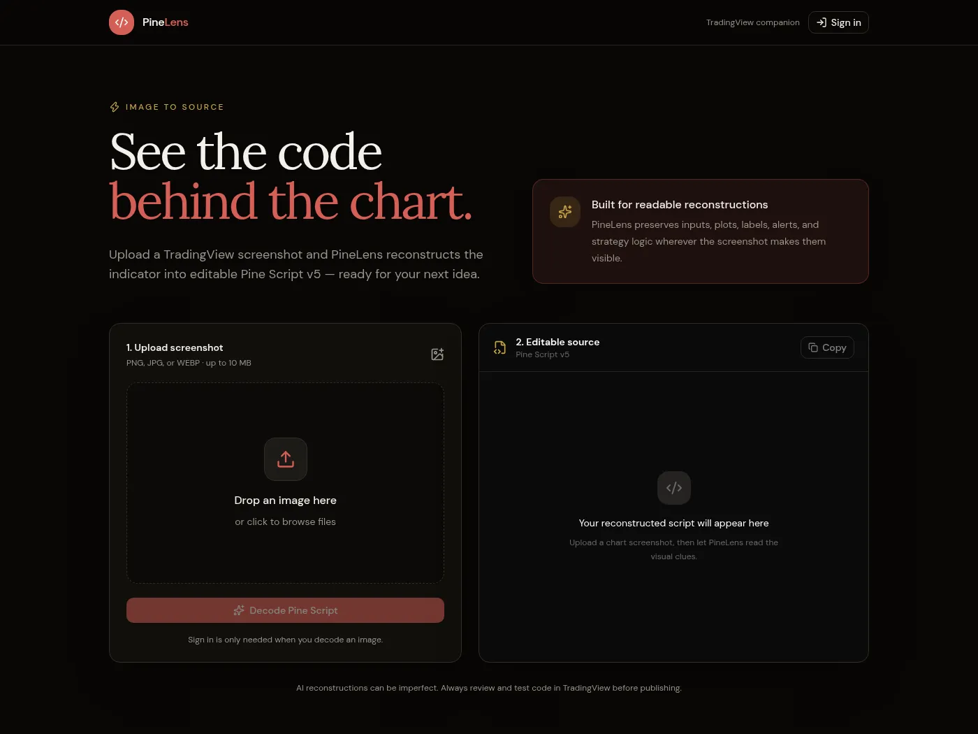 Pine Script Decoder