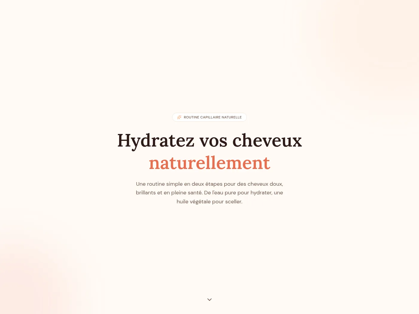 Hydration Hair Tutorial