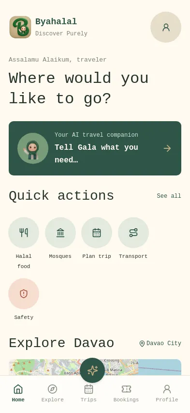 Byahalal Travel Companion