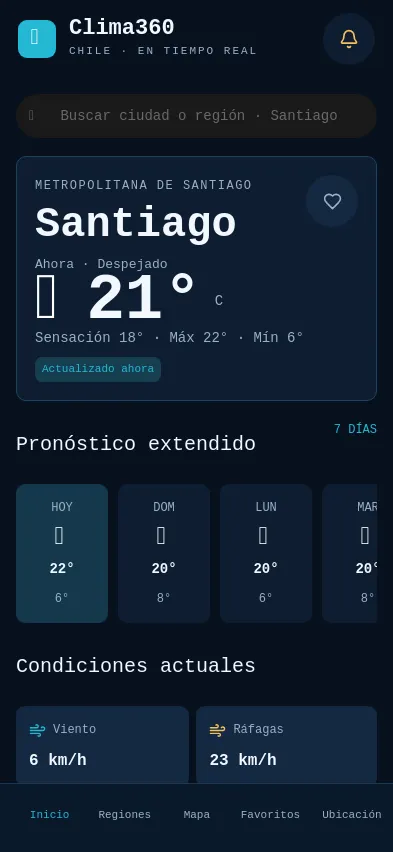 Clima360 Weather App