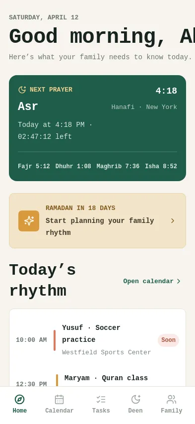 Ummah Home App