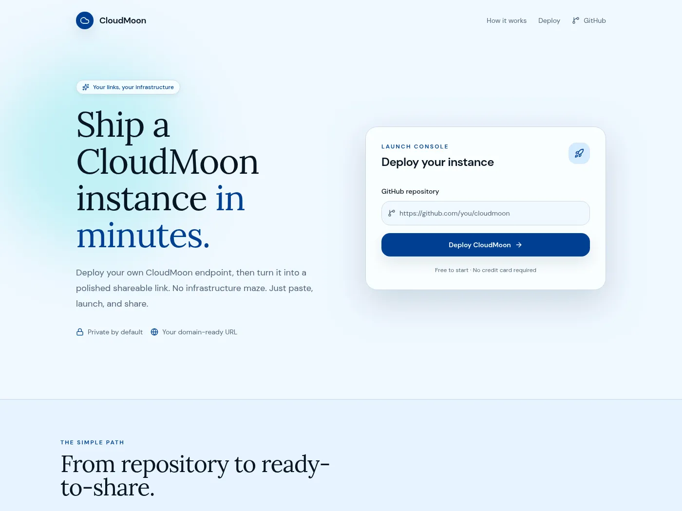 CloudMoon Link Generator