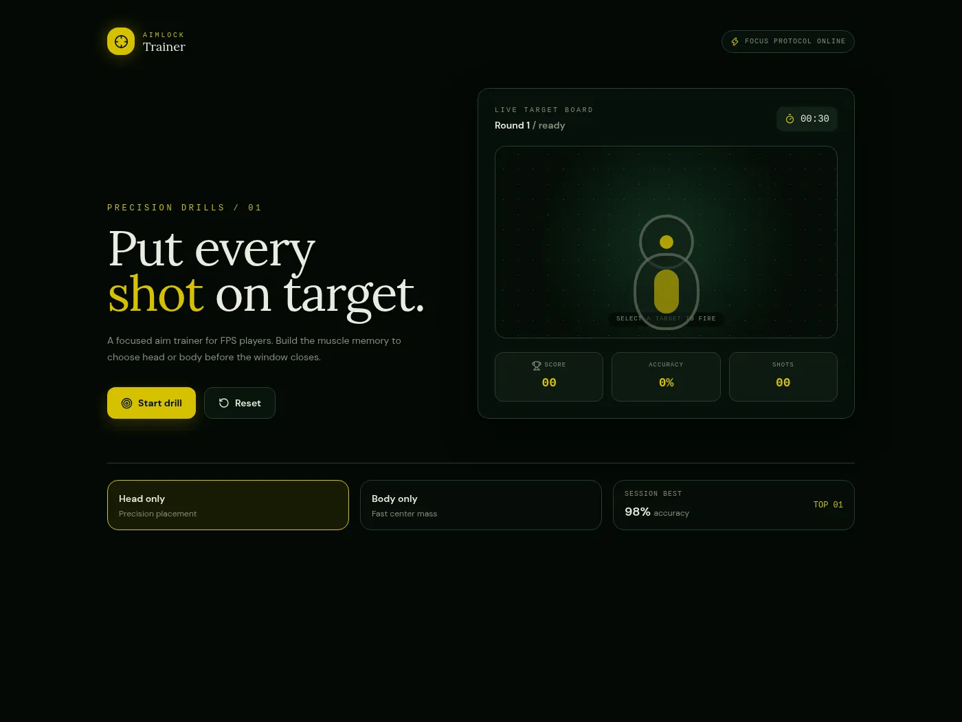 AimLock Trainer