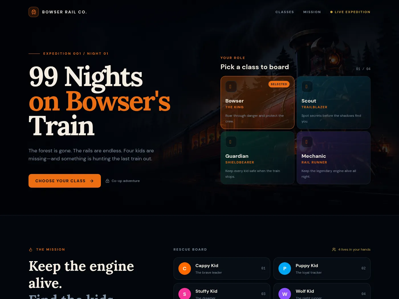 99 Nights on Bowser's Train