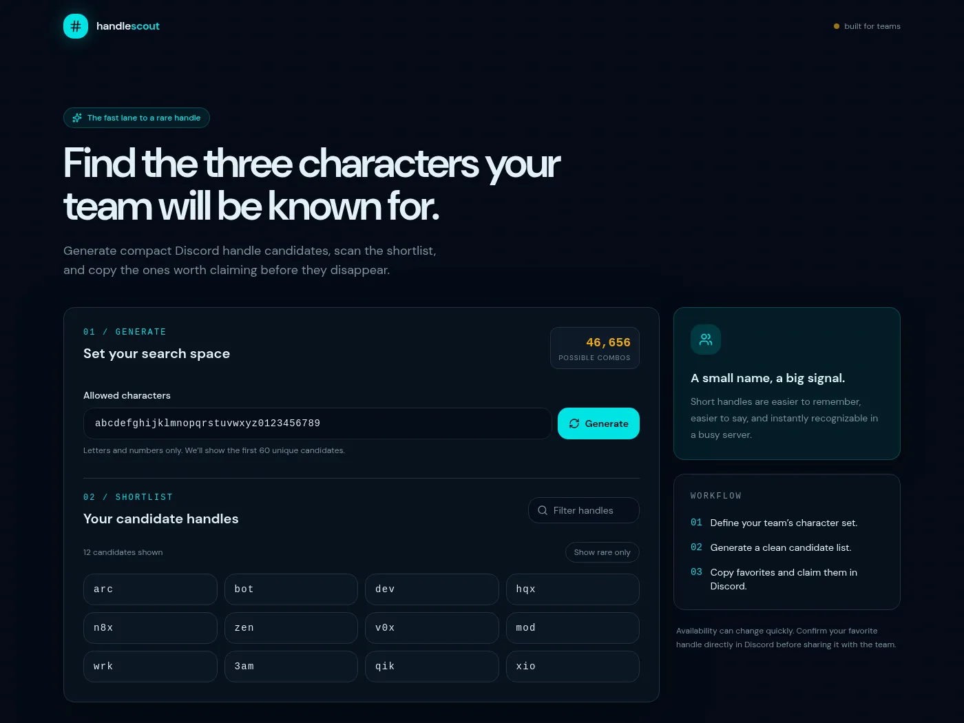 Discord Handle Finder