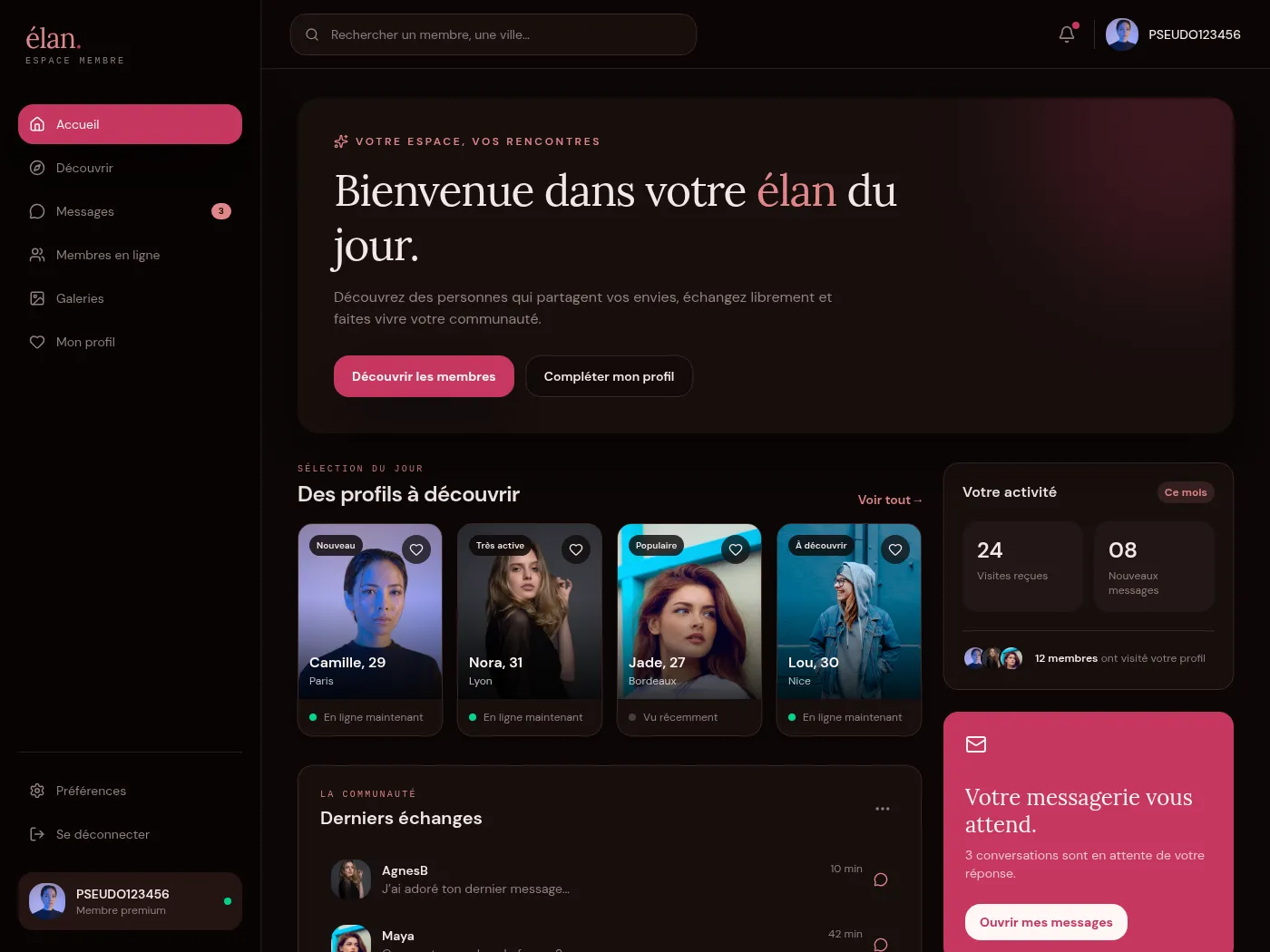 Modern Member Portal