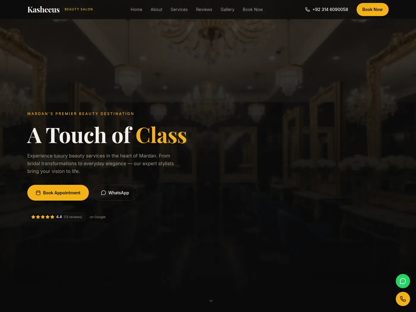 Kasheeus Beauty Salon Web