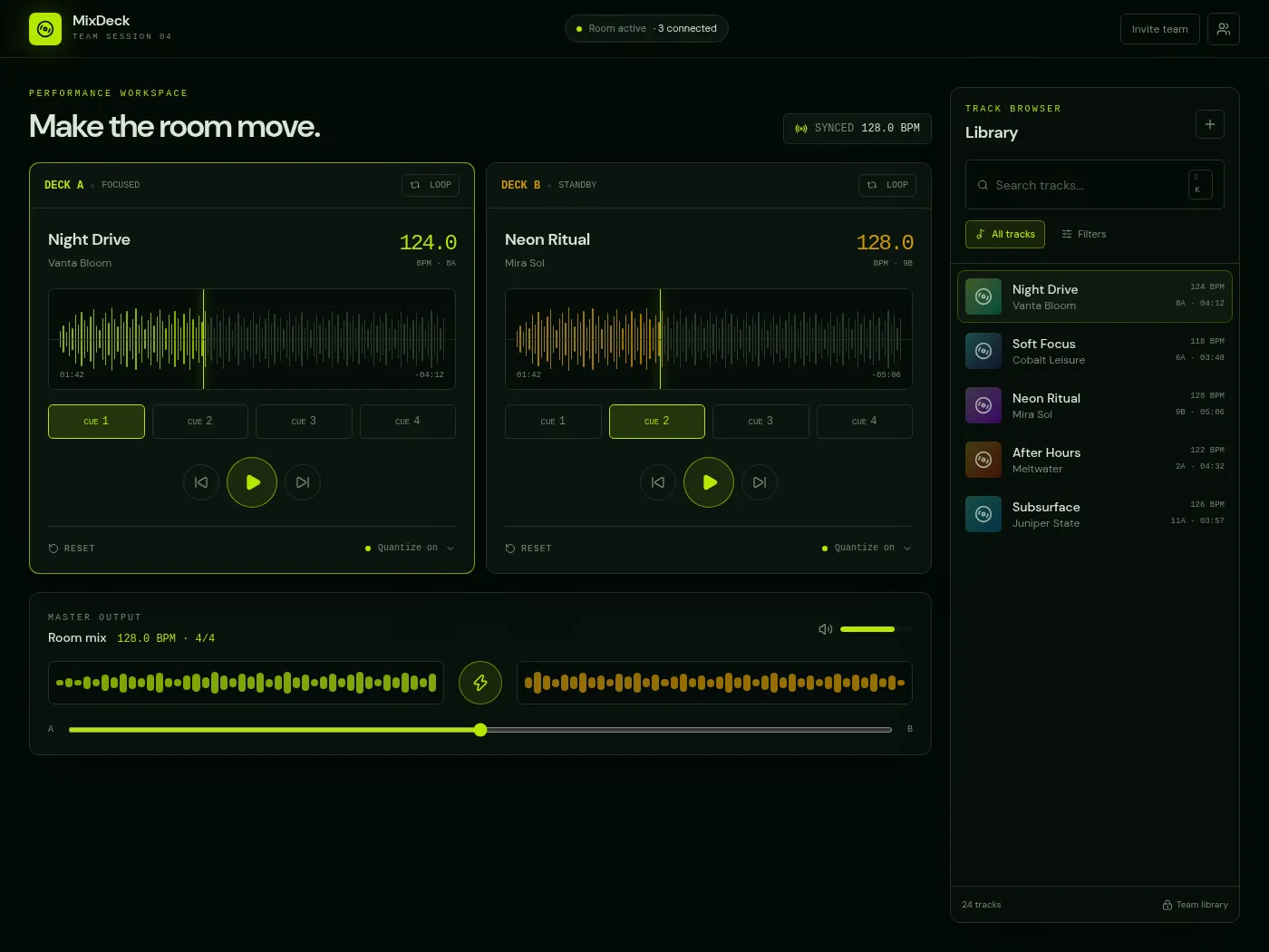 MixDeck Simulator