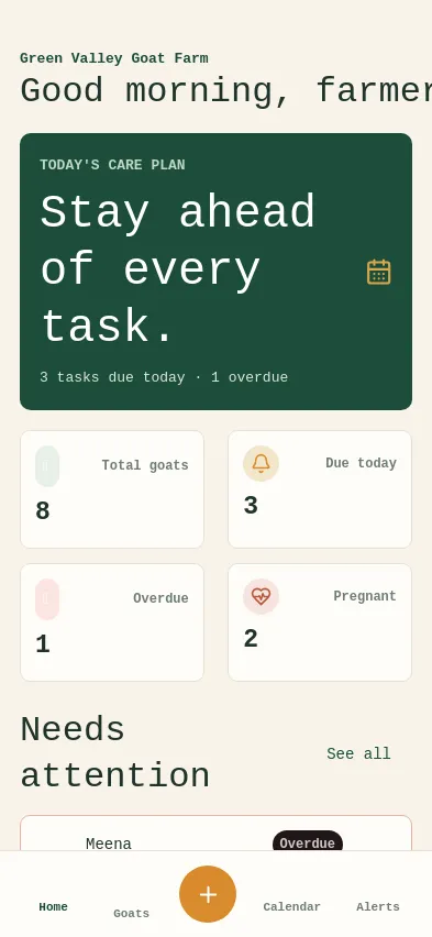 GoatCare Livestock App