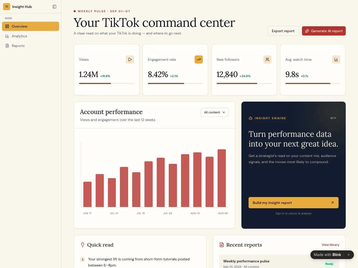 TikTok Insight Hub
