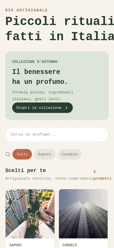 BioArtigianale Shop App