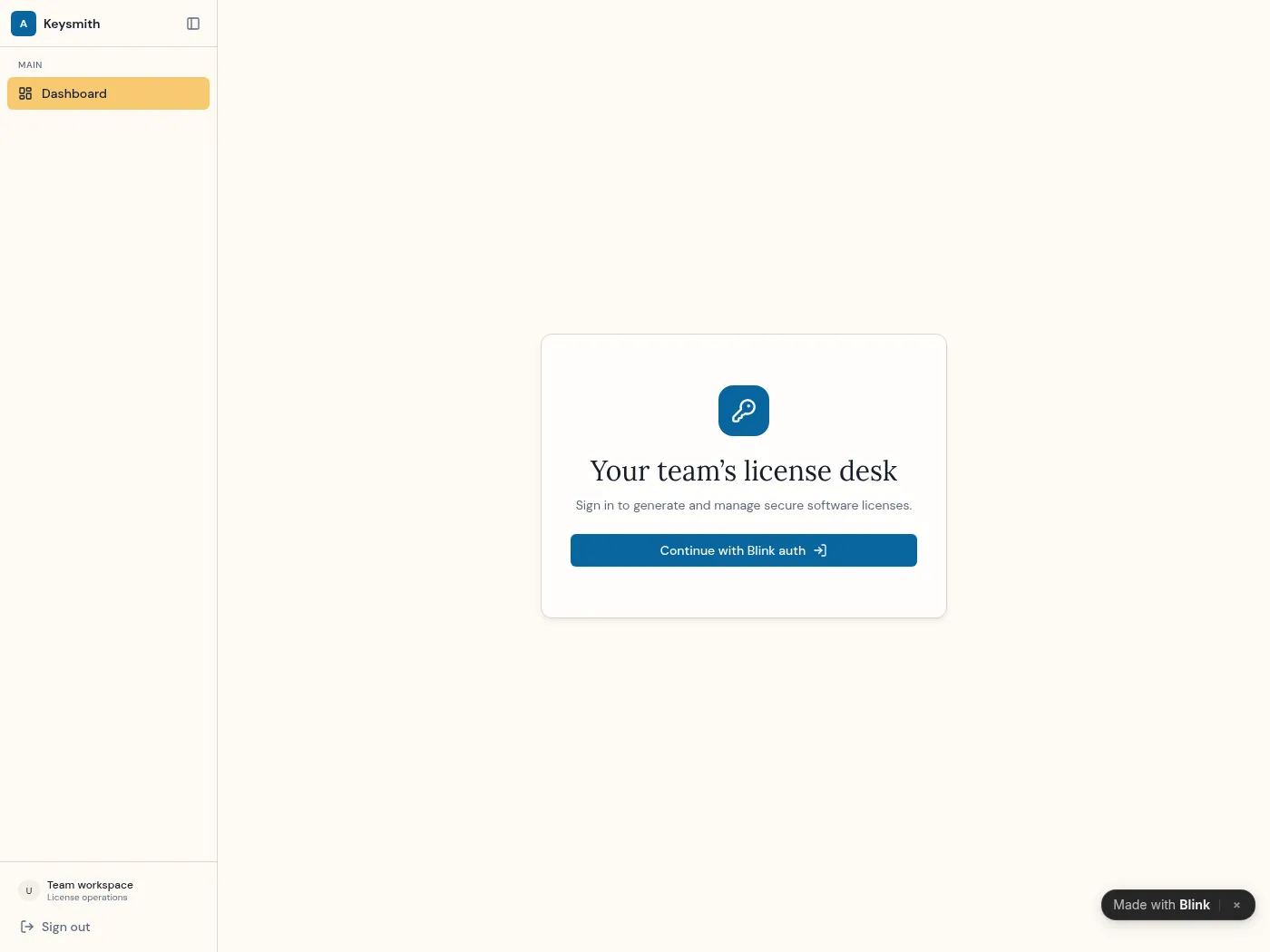 License Key Manager
