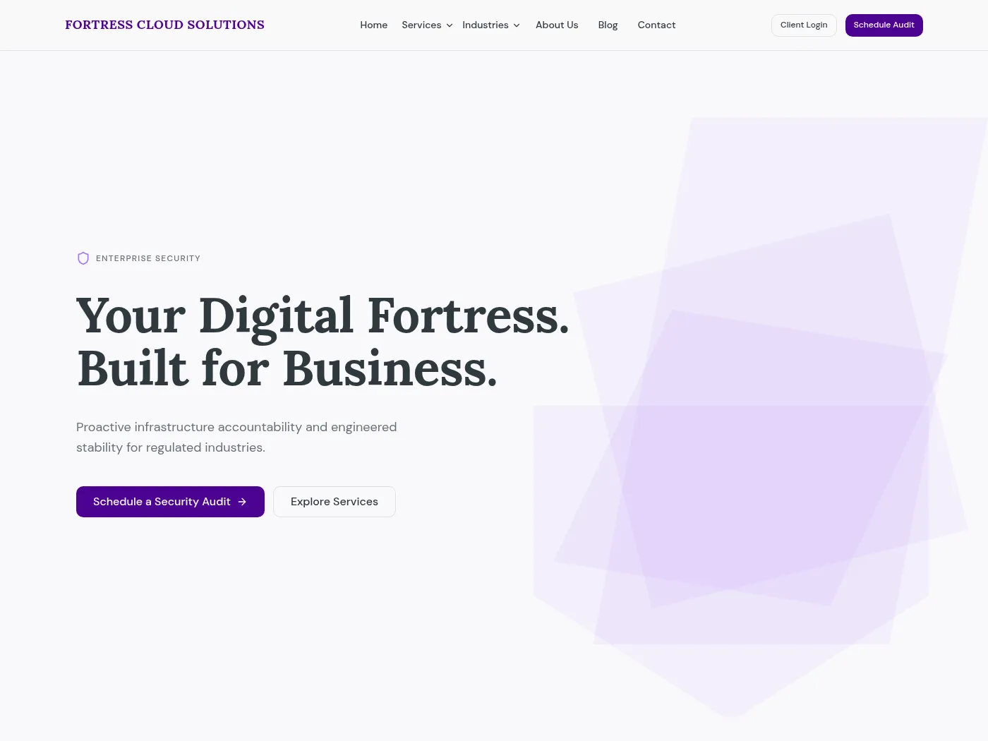 Fortress Cloud Solutions Site