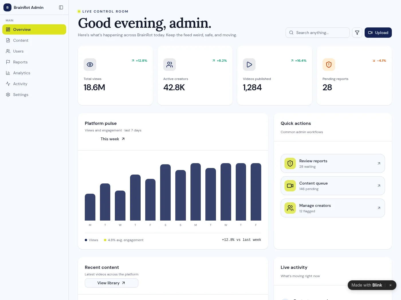 BrainRot Admin Panel