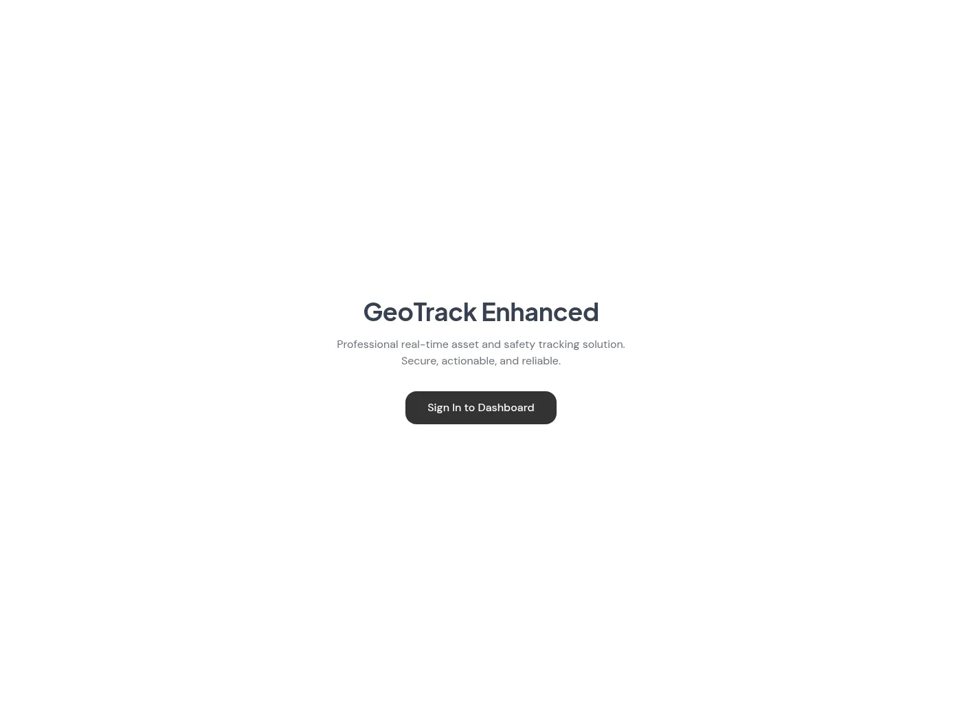 GeoTrack Enhanced Watch
