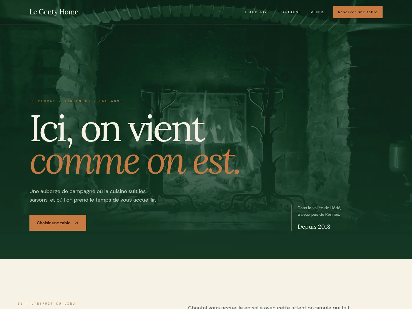Le Genty Home Web