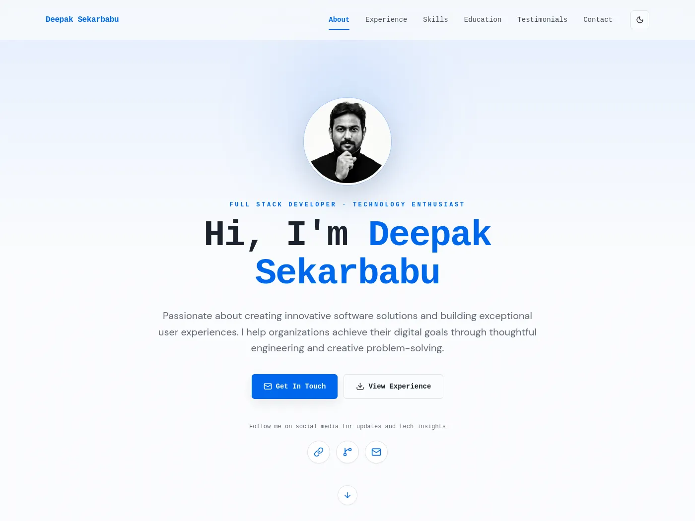 Portfolio Web Clone