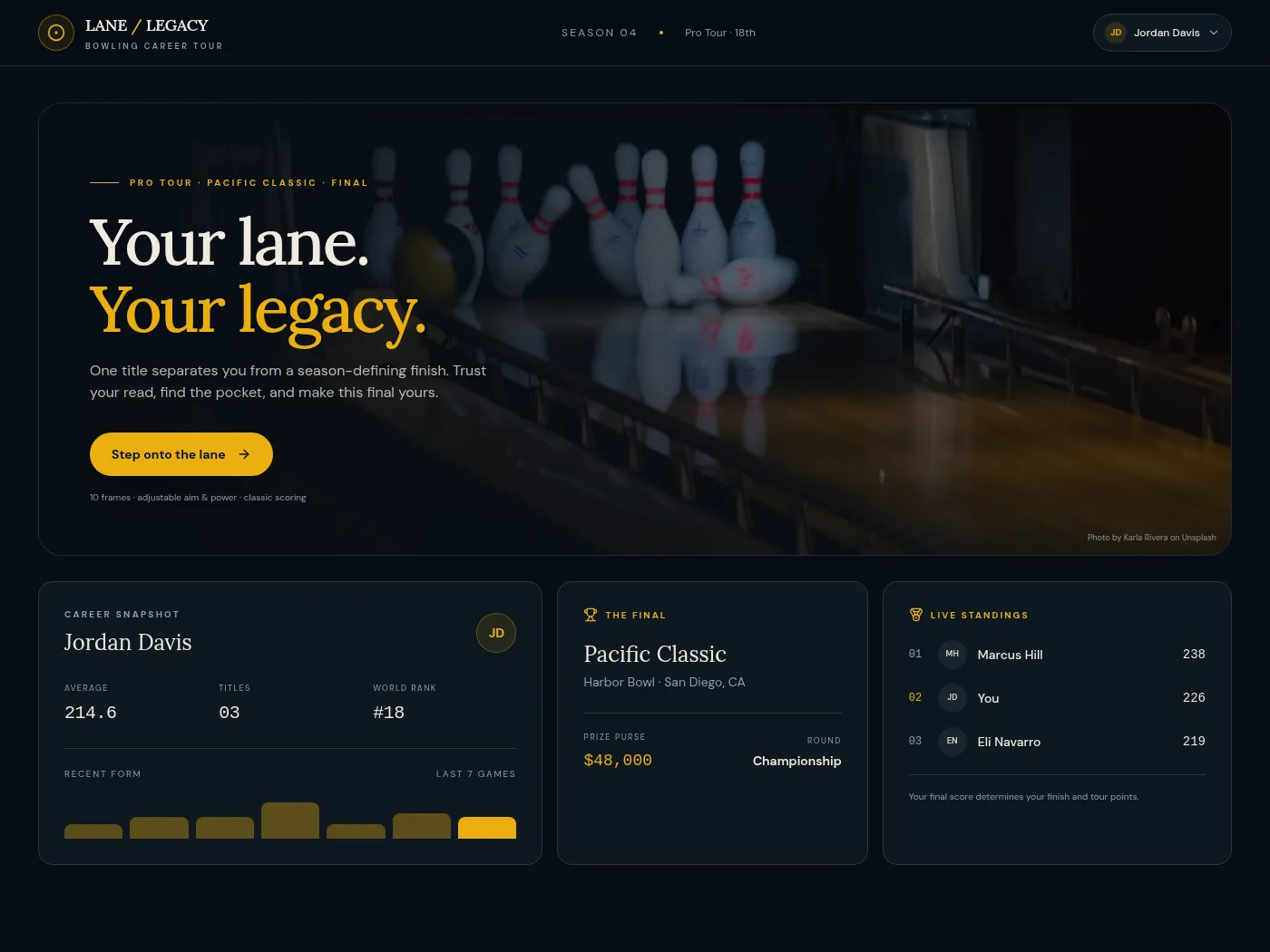 Bowling Pro Simulator
