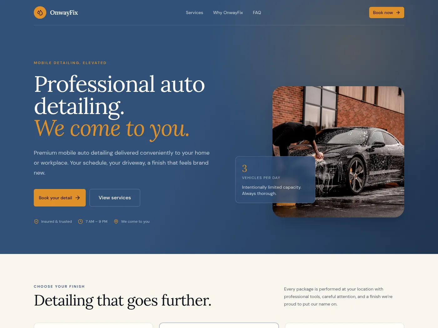OnwayFix Booking Suite