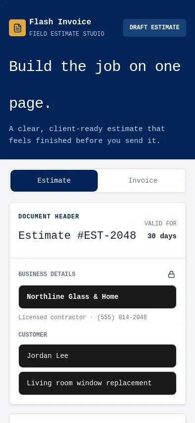 Flash Invoice Maker