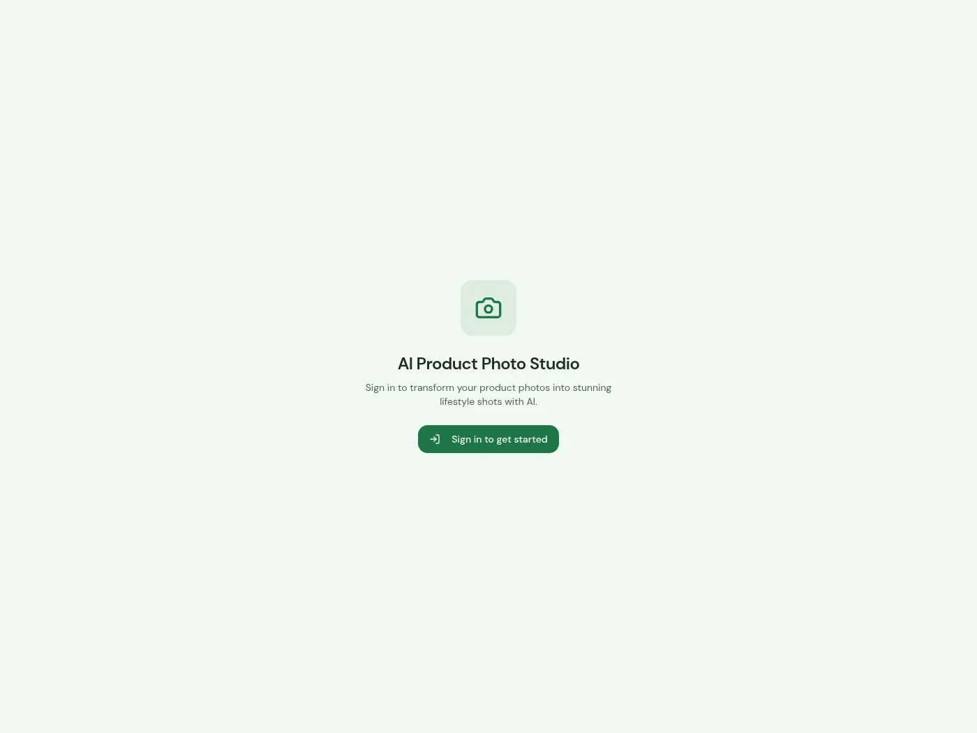 AI Product Photo Studio