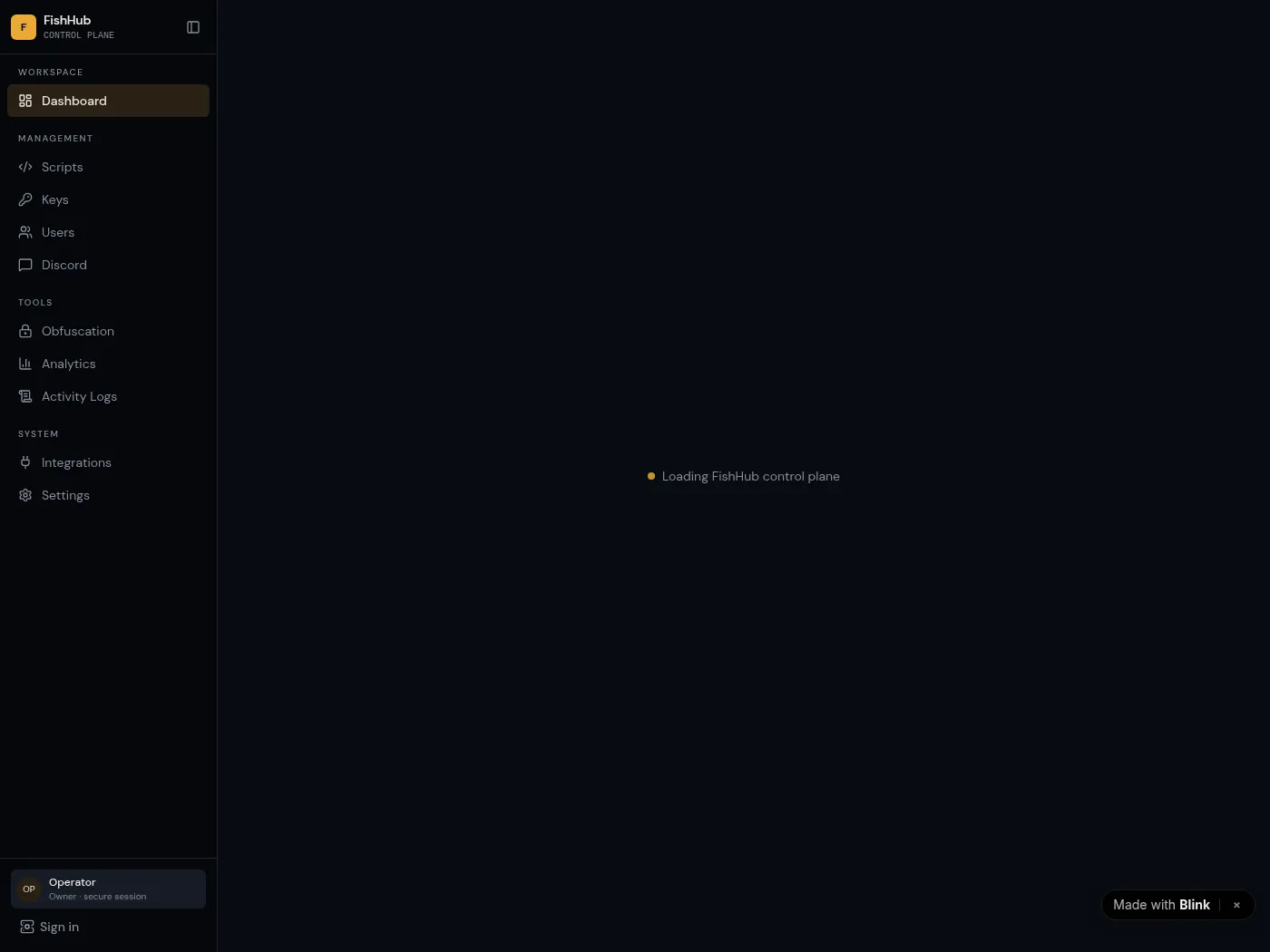 FishHub Admin Platform