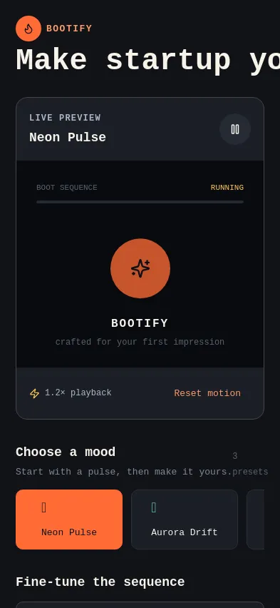 Bootify Android