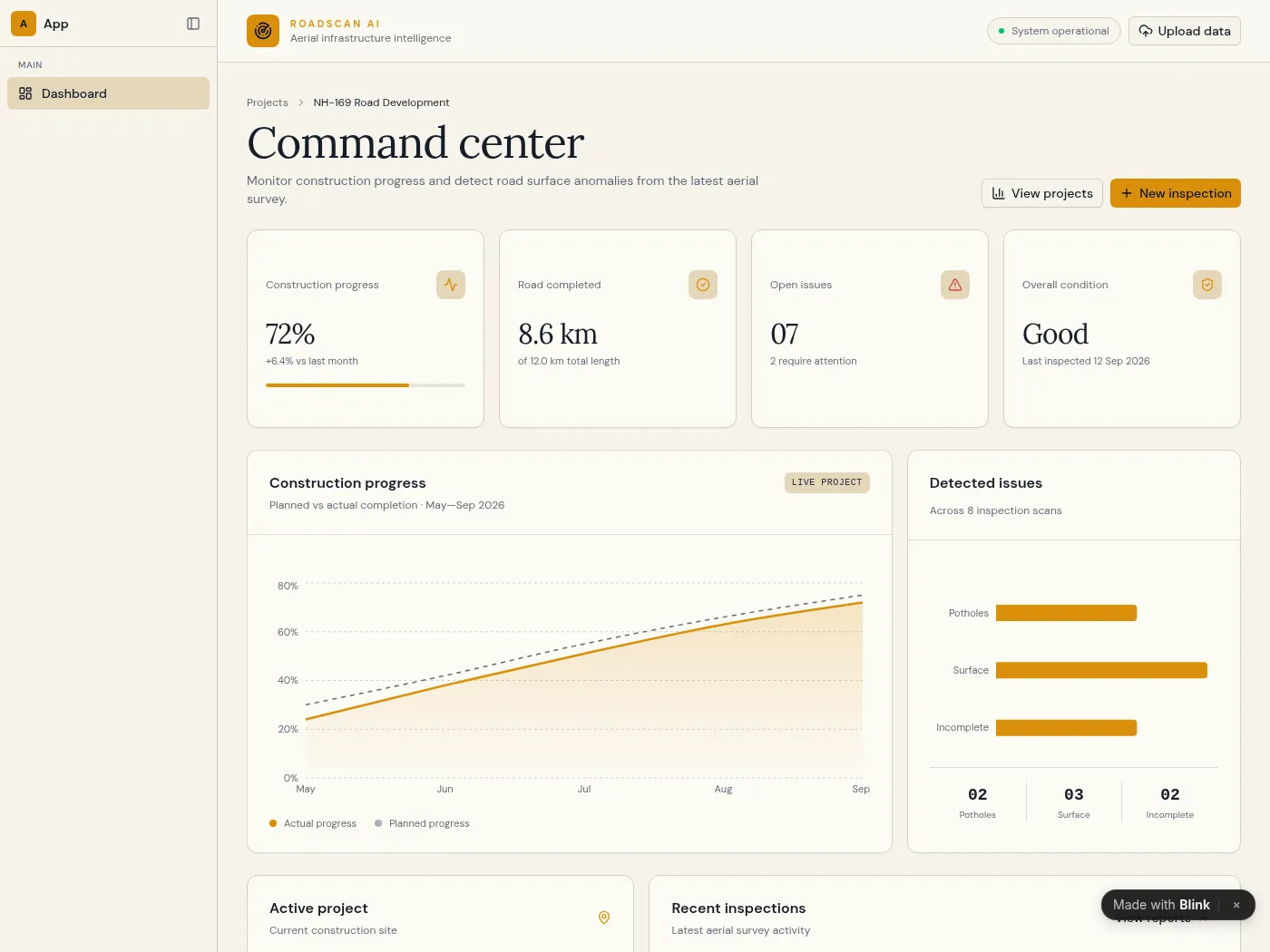 RoadScan AI Dashboard