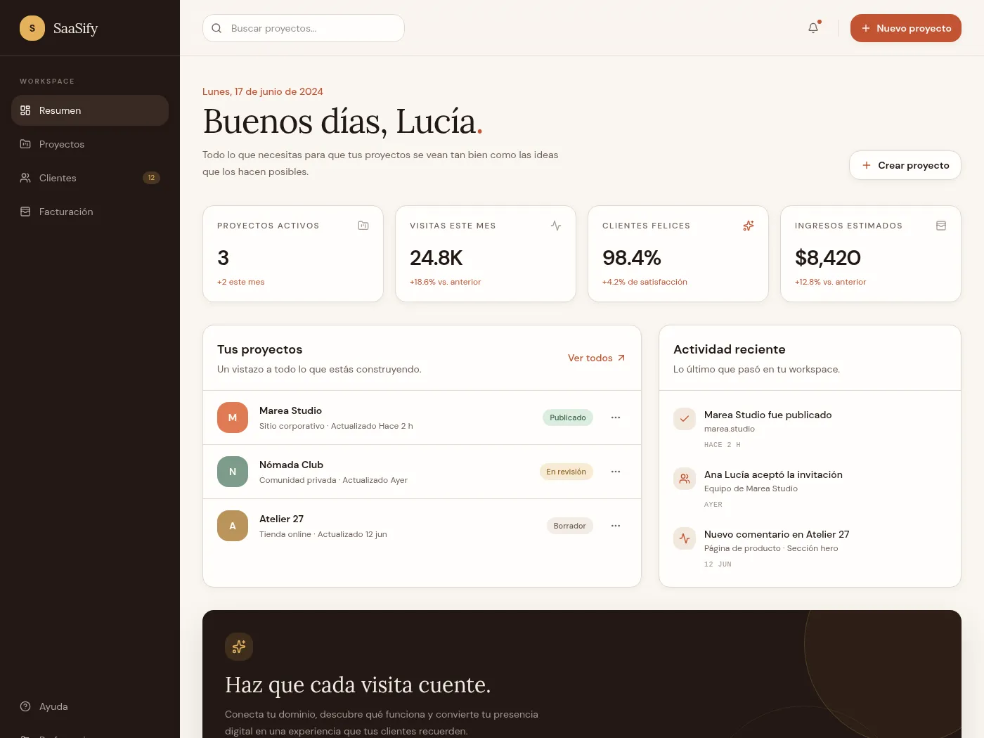 SaaSify Tu Web