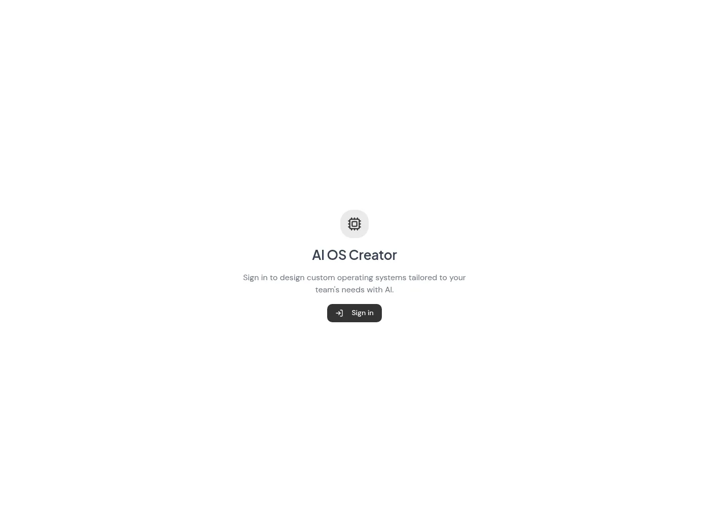 AI OS Creator