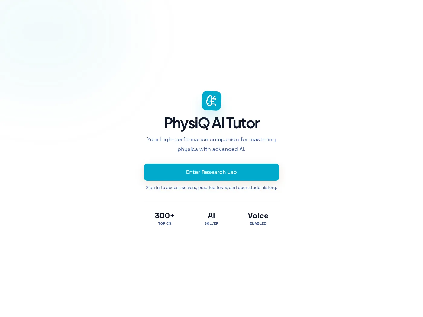PhysiQ AI Tutor