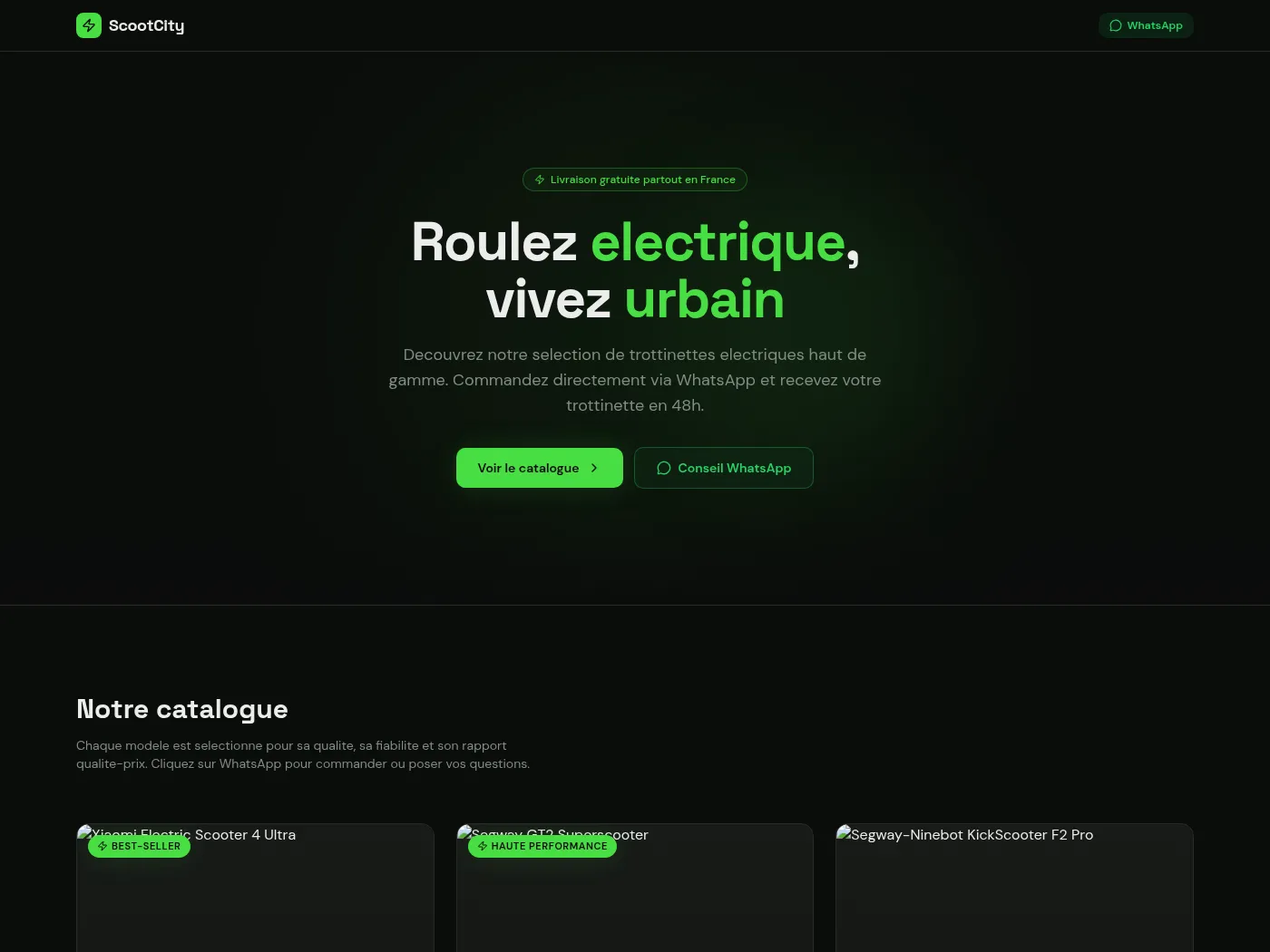 ScootCity Catalogue