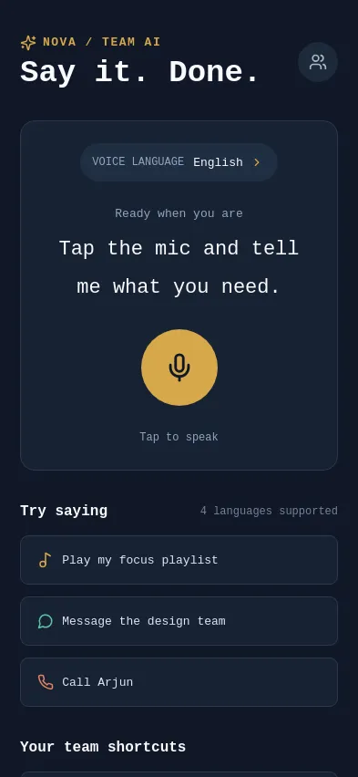 Polyglot Voice Assistant