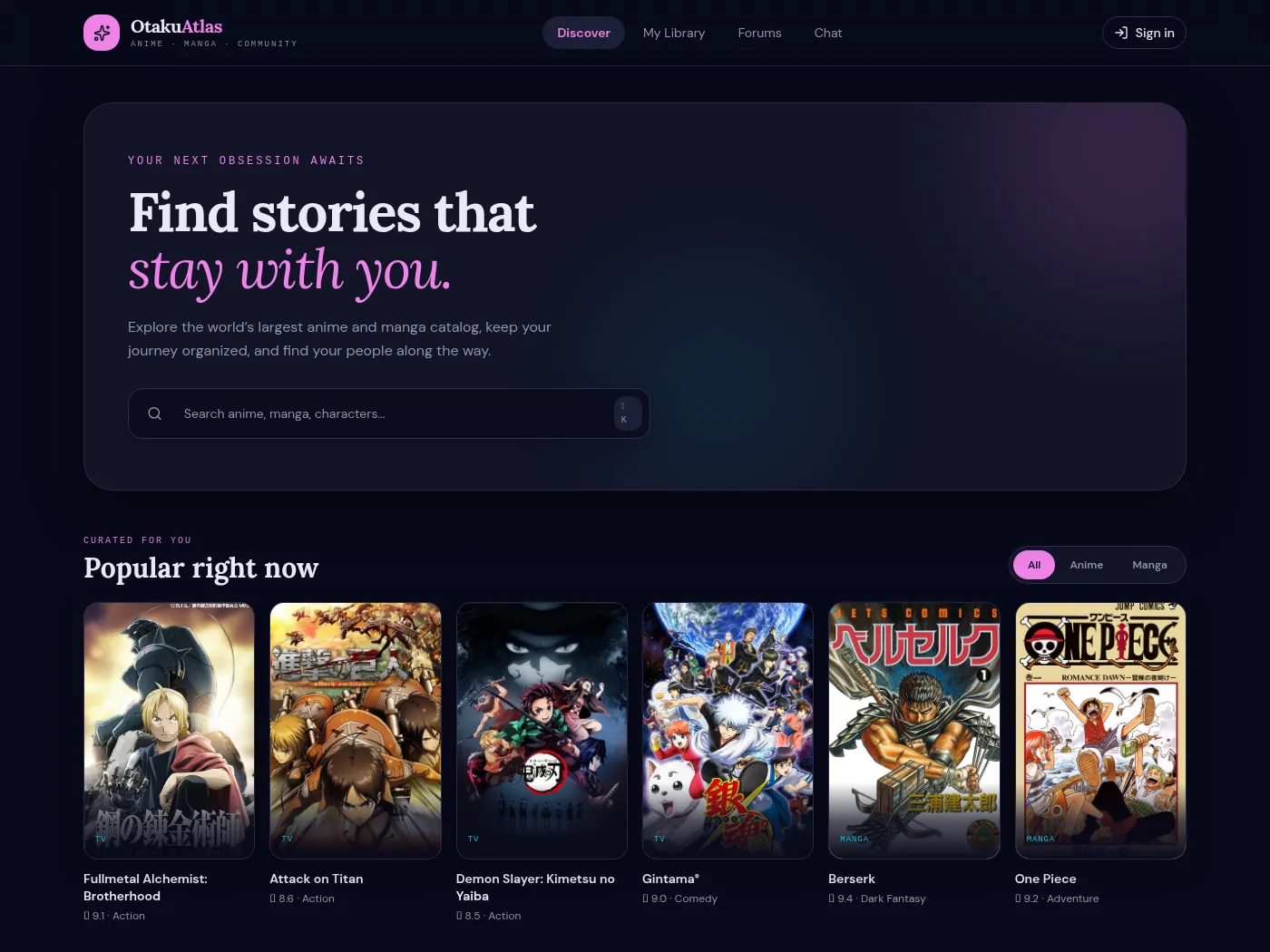 AnimeManga Hub