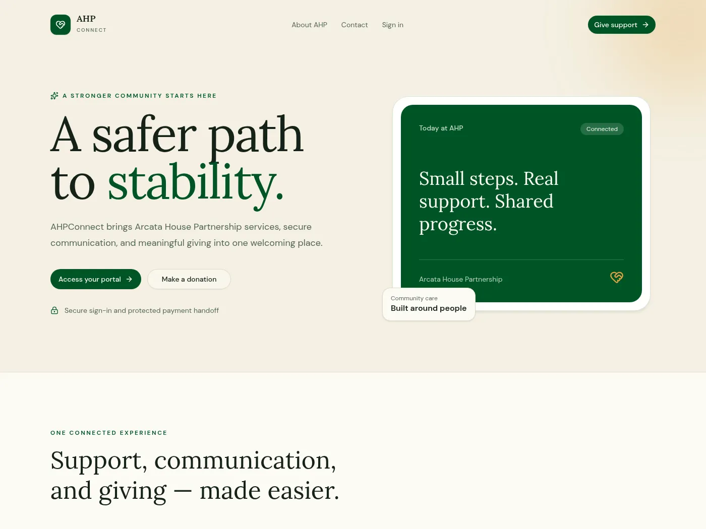 AHPConnect Portal