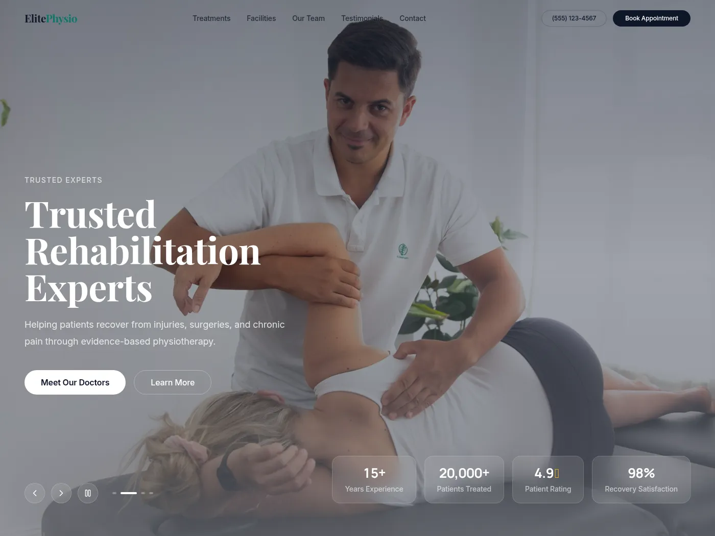 Luxury Physio Clinic Site