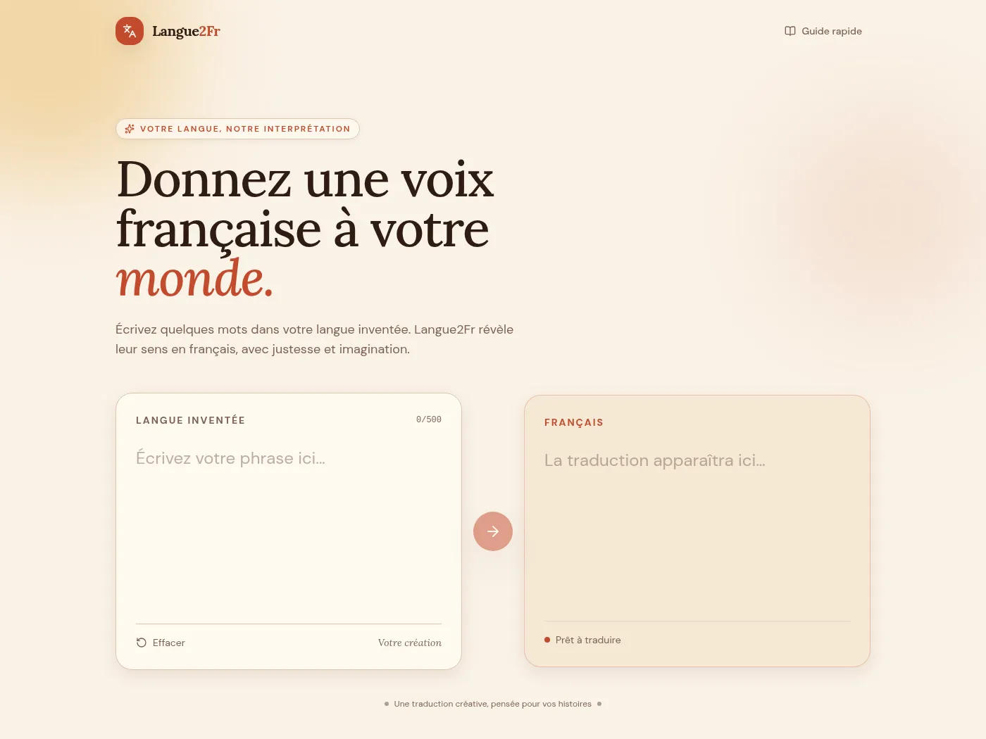 Langue2Fr Traducteur