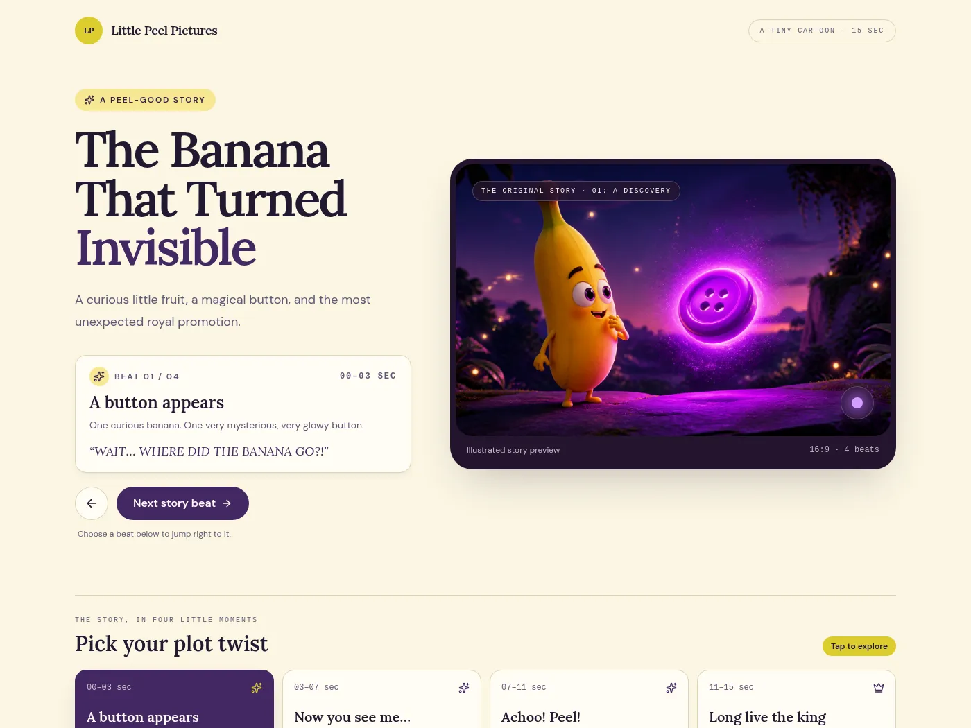 Invisible Banana Animation