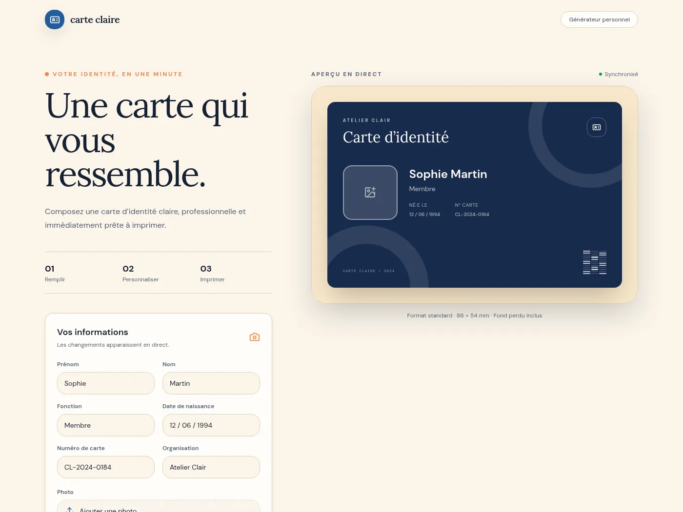 ID Card Generator