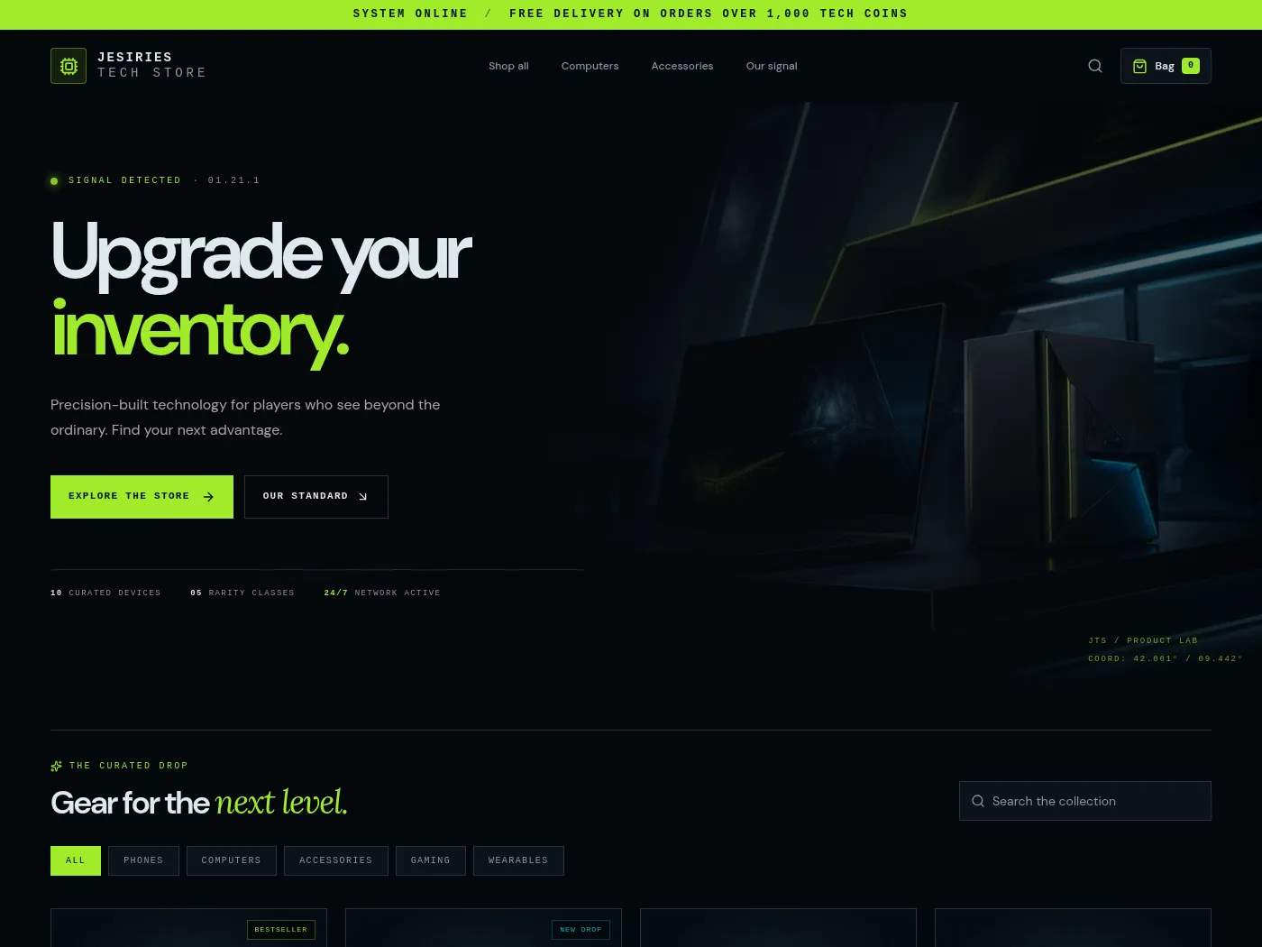 JESIRIES Tech Store Mod