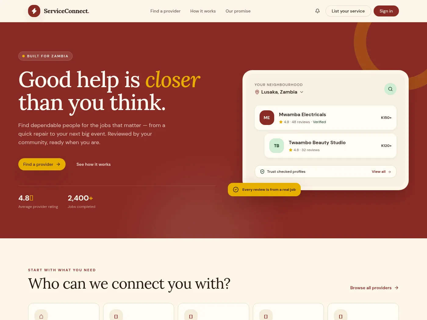 ServiceConnect Zambia