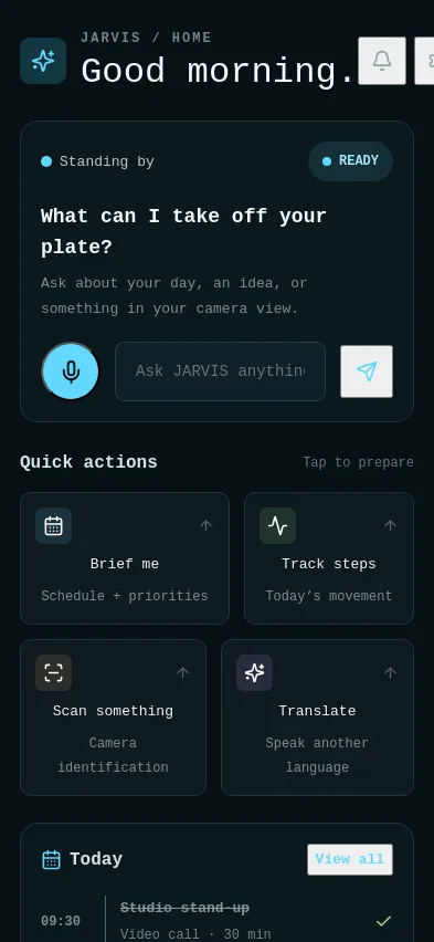 JARVIS Mobile AI Assistant