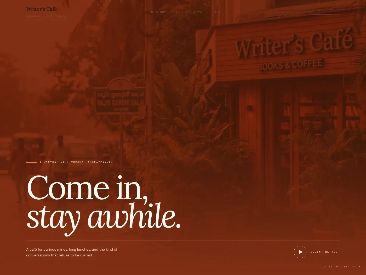 WritersCafé Virtual Tour
