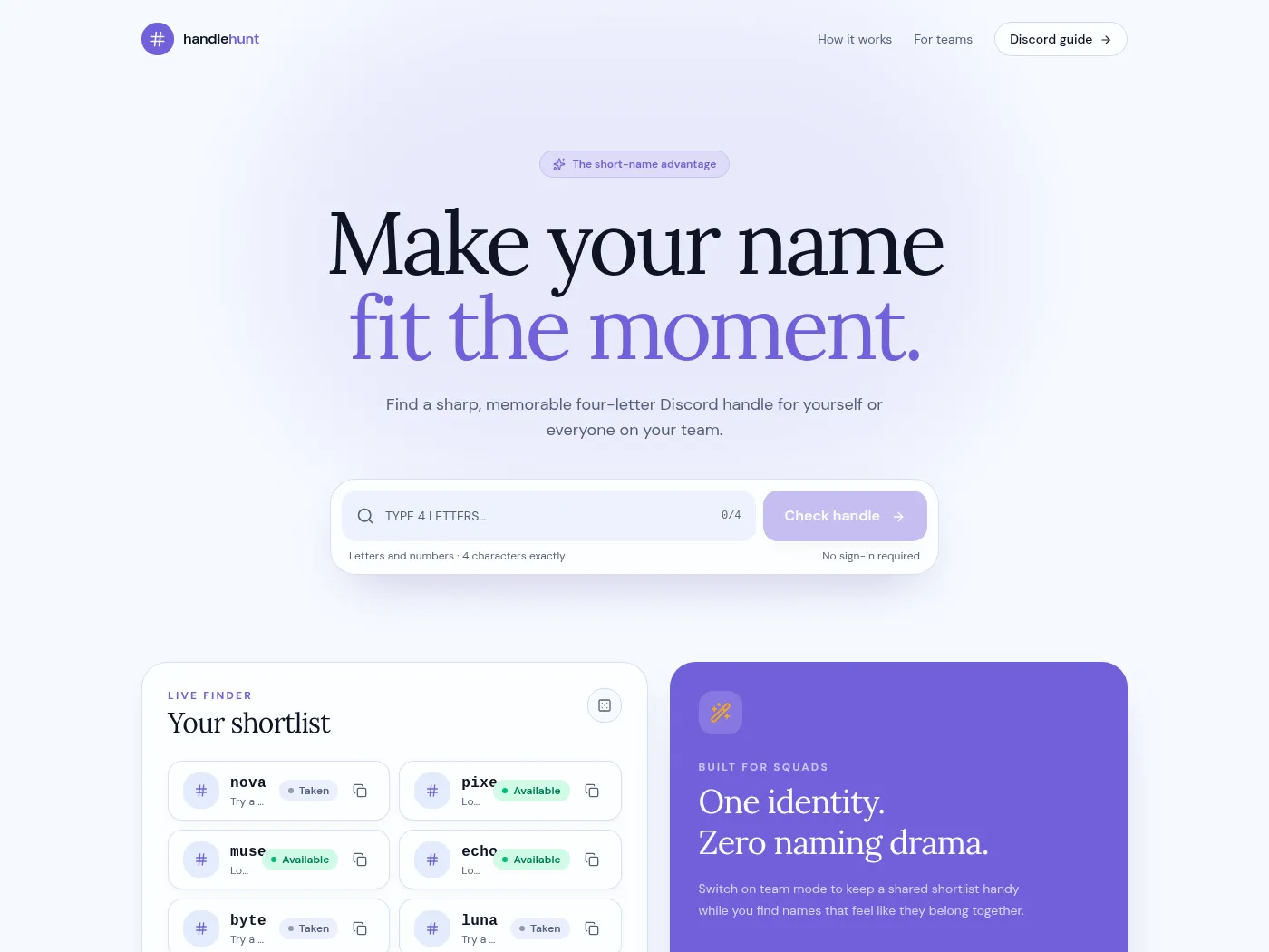Discord Handle Finder