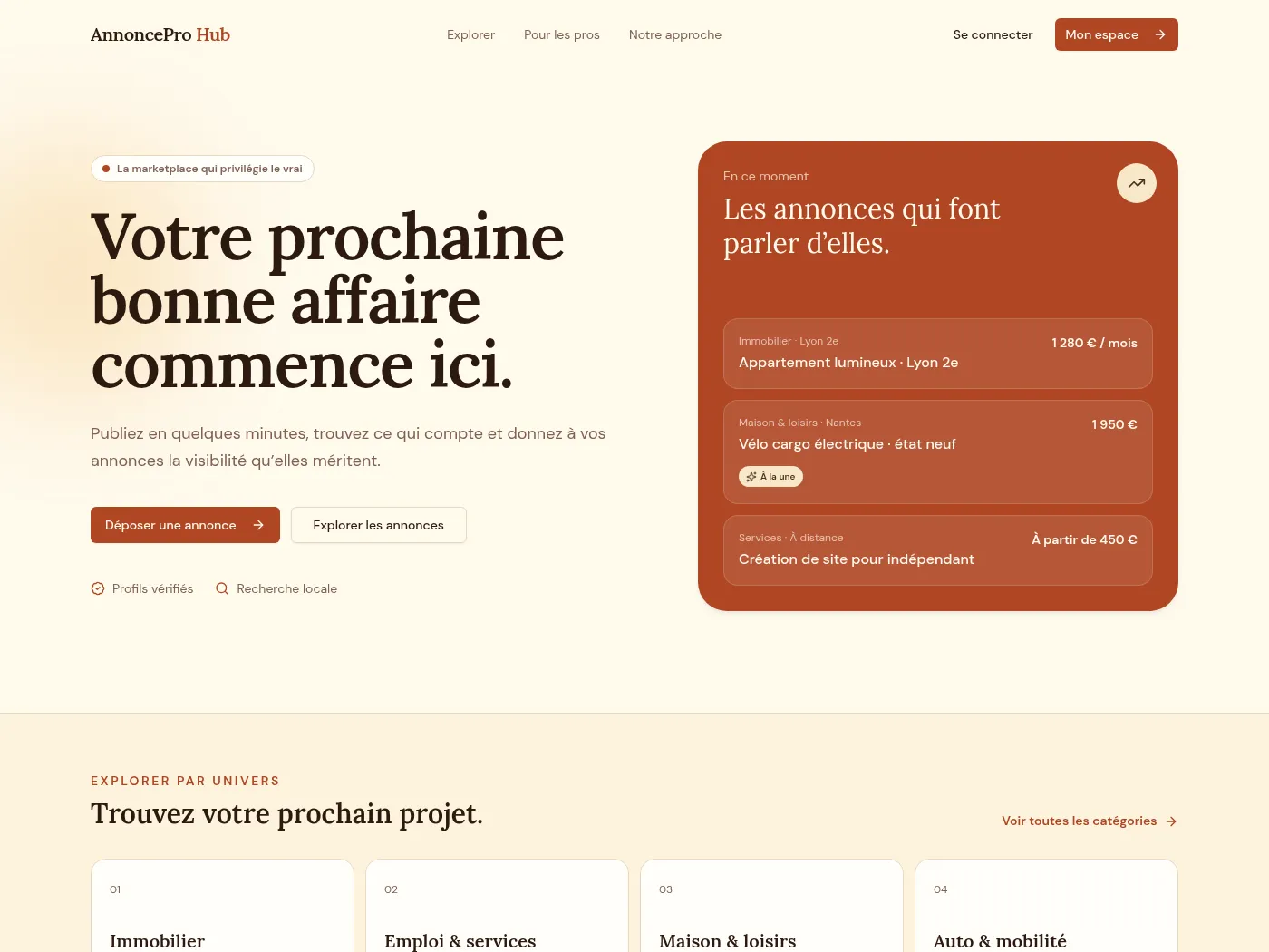 AnnoncePro Hub