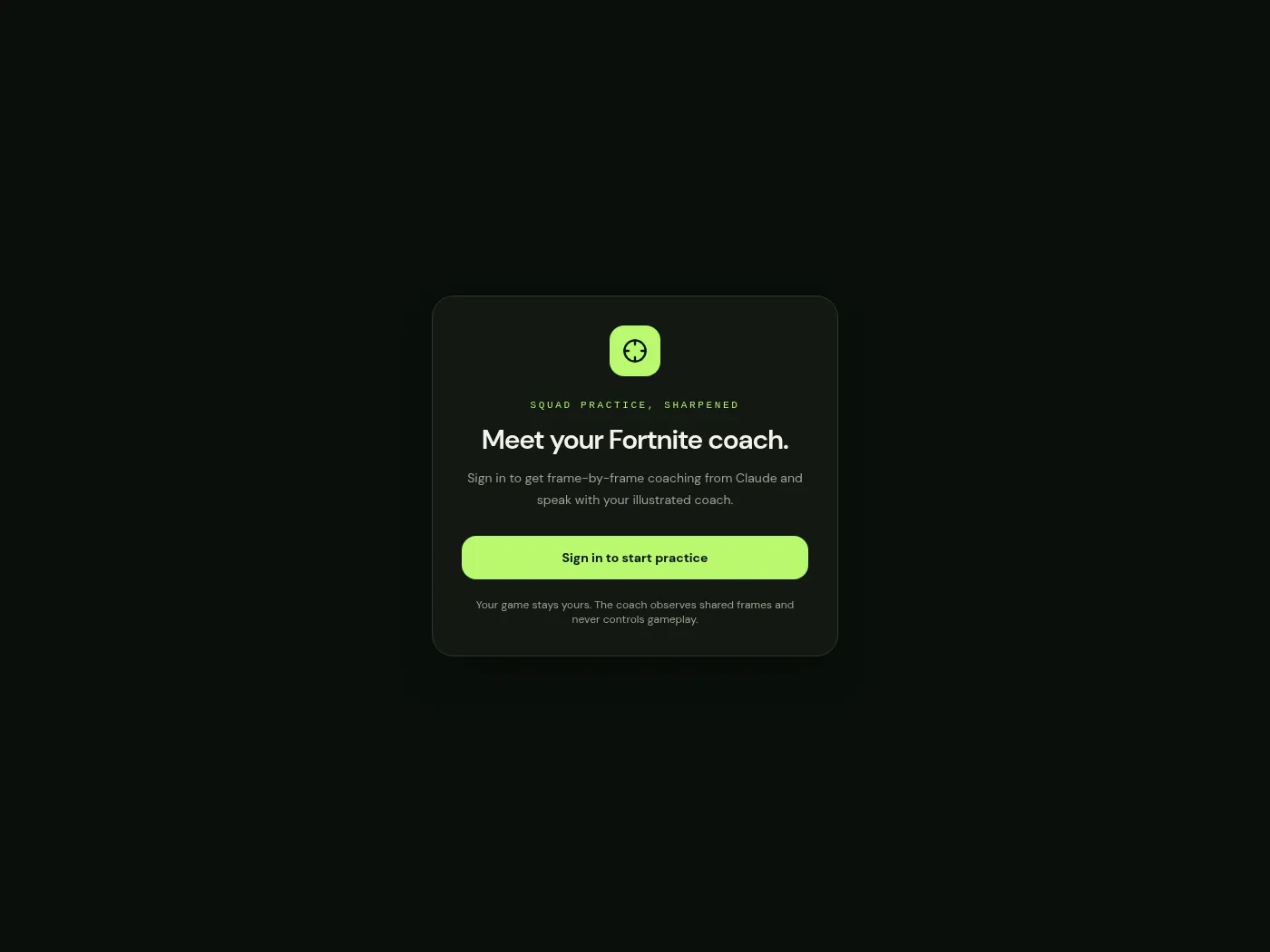 Fortnite AI Coach