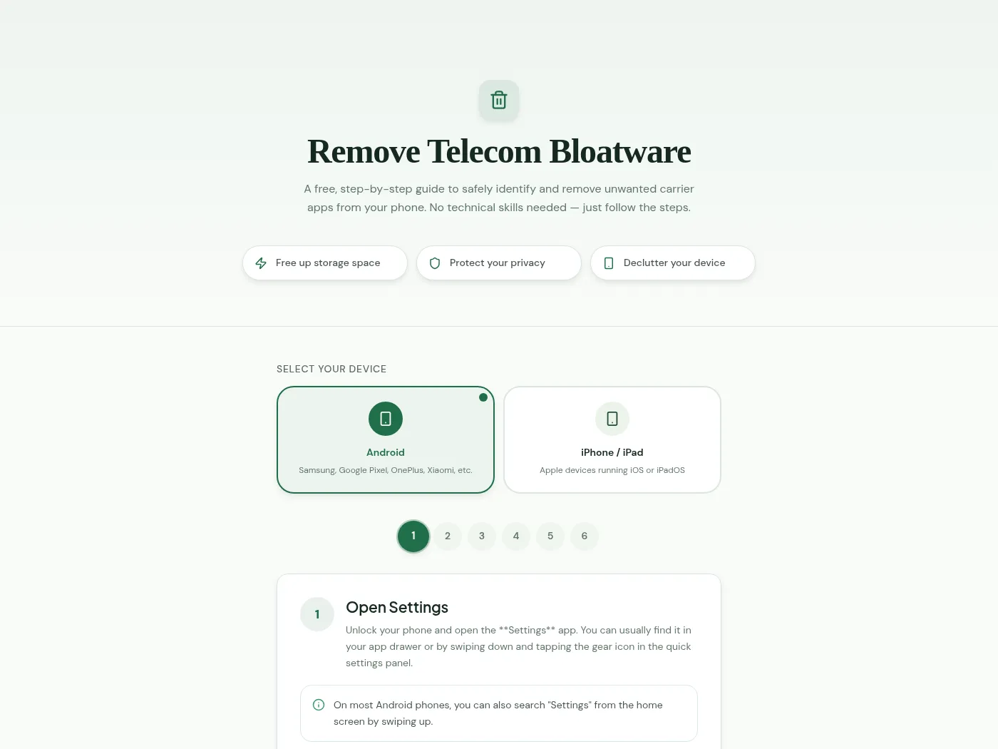 Telecom Client Remover