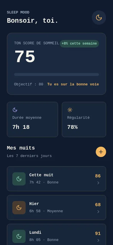 SleepMood App
