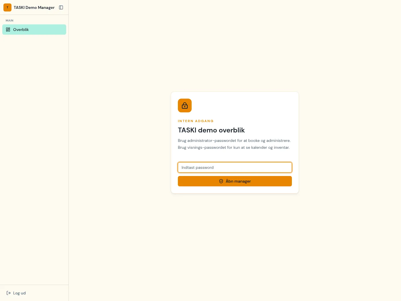 Taski Demo Manager